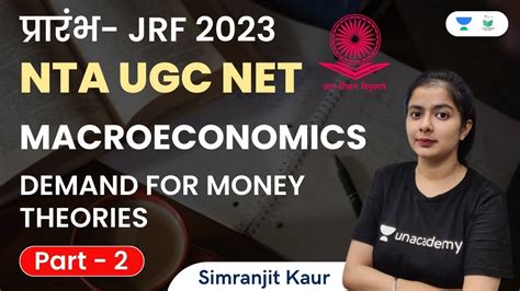 Demand For Money Theories Macroeconomics NTA UGC NET Simranjit