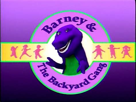 Barney Dinosaur Backyard Show Barney And The Backyard Gang Barney Wiki