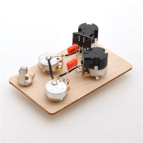 Rockinger Pre Wired Assembly For 50s Les Paul Long Shaft Push Pots