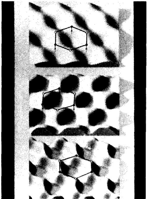Stm Image Of Cleaved Graphite The Top Image Was Taken At A Constant