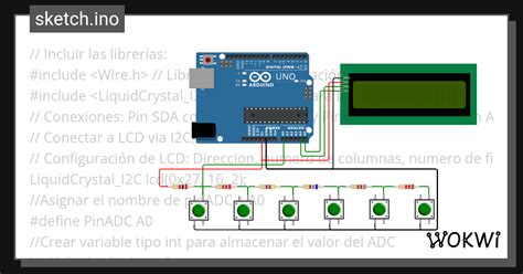 Pulsadores Pin A0 Wokwi Esp32 Stm32 Arduino Simulator