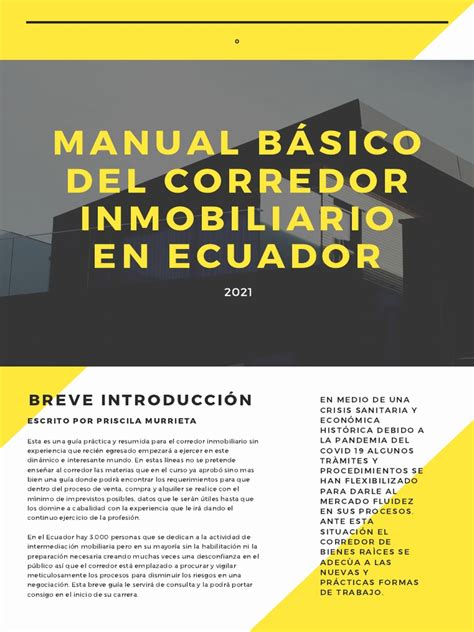 Guía Básica Del Corredor De Bienes Raíces Pdf Interés Préstamo