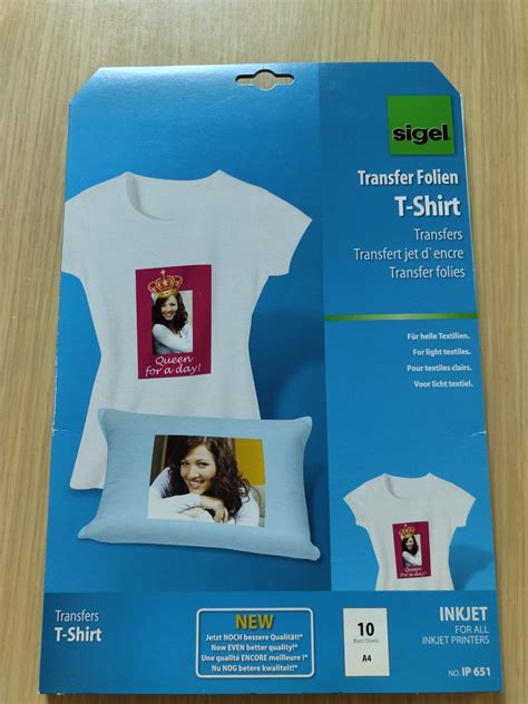 Sigel Transfer Folija Za Svijetle Majice