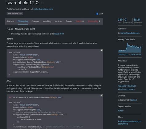 Mahesh Jamdade On Linkedin Flutter Pubdev Opensource