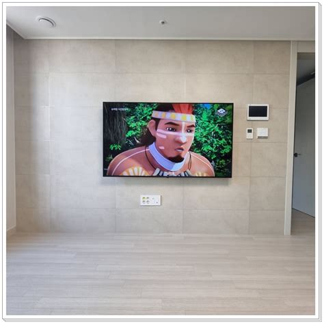 벽걸이티비설치로 Tv셋탑박스 숨기기 네이버 블로그