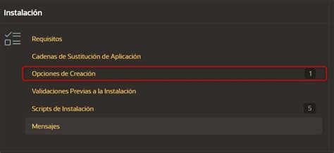 Uso De La Opci N De Creaci N En Apex Aprender Tecnolog As Oracle Apex Toad Y Mucho M S