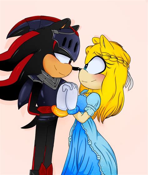 Shadow And Maria The Hedgehog Kissing