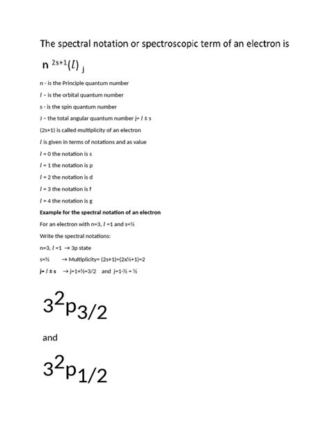 Spectral Terms And Coupling Scheme 3 Pdf Electron Electromagnetism
