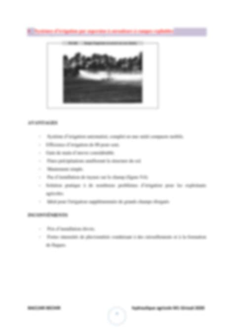 Solution Hydraulique Agricole Les Syst Mes D Irrigation Par Aspersion