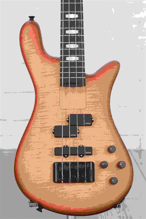 Spector Euro 4 Lx Bolt On Electric Bass Guitar Natural Sunburst