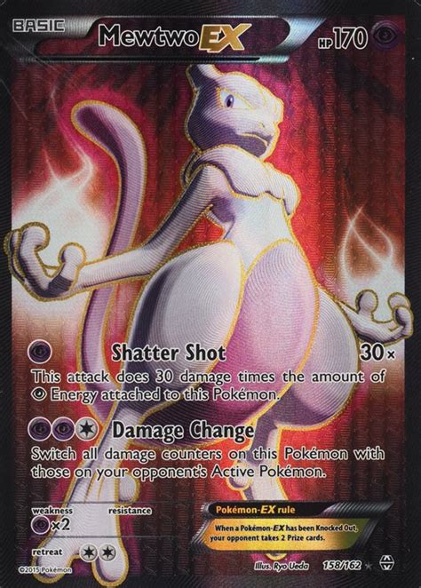 Mewtwo Ex 2015 Xy Breakthrough 158162 Holo Full Art Price Guide