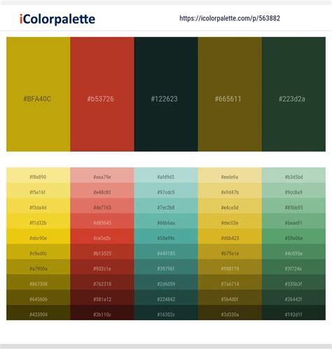 670 Latest Color Schemes With Aztec Color Tone Combinations 2023