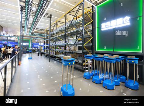 An Intelligent Logistic Warehouse Belonging To Cainiao Via Robotic Arms
