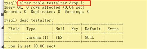 Mysql 中的alter命令大全mysql Alter Csdn博客