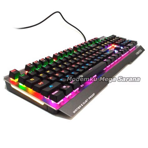 Komputer Aksesoris Input Keyboard Fantech Keyboard Mk881 Rgb