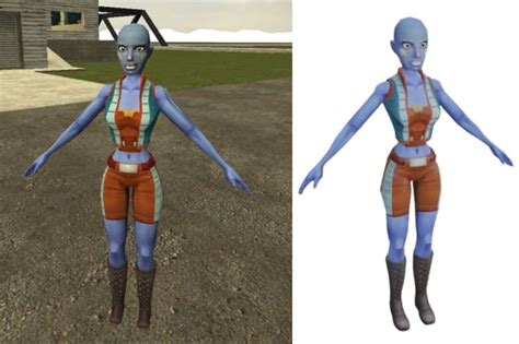 3d Player Model For Gmod Sfm Mmd Vr Chat Vr Character Gmod Map Mmd