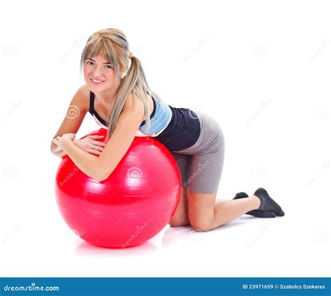 Relax After Gym Class Stock Image Image Of Exercise 23971659