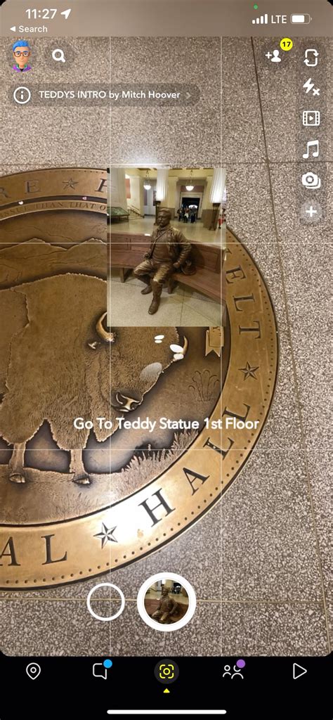 Created A Custom Landmarker Of Teddy Roosevelt At The Amnh To Create A Makeshift Prototype