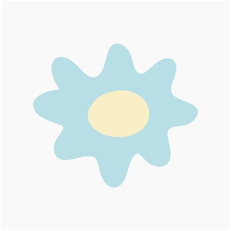 Premium Vector Hand Drawn Flower Element