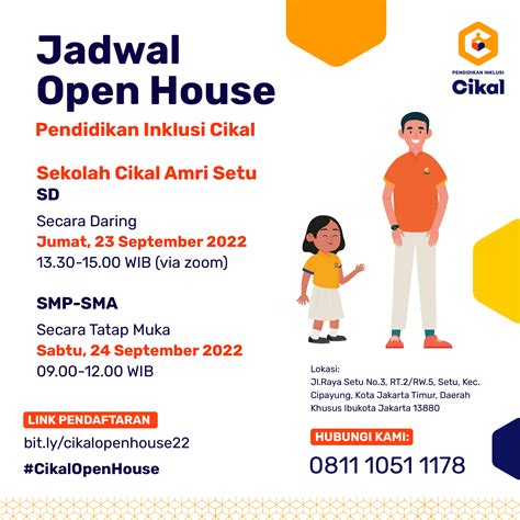 Open House Pendidikan Inklusi Cikal Sekolah Cikal Amri Setu September