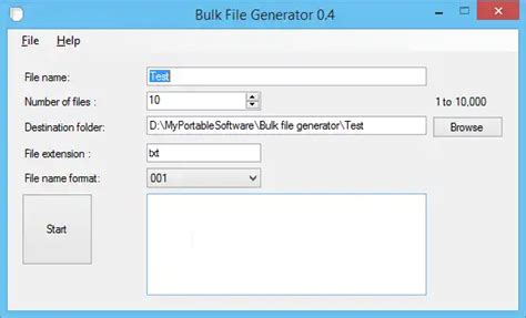 Bulk File Generator Download For Windows