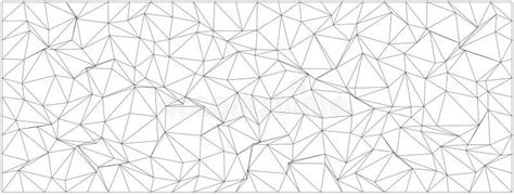Geometric Abstract Pattern With Chaotic Triangles And Lines For Modern