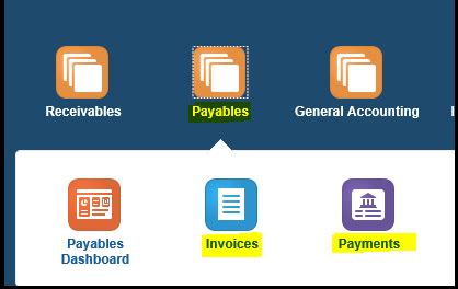 Oracle Application S Blog How To Make Payment In Oracle Fusion By Payment Process Request