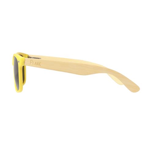Bamboo Sunglasses Matoaka Yellow Plank Eyewear