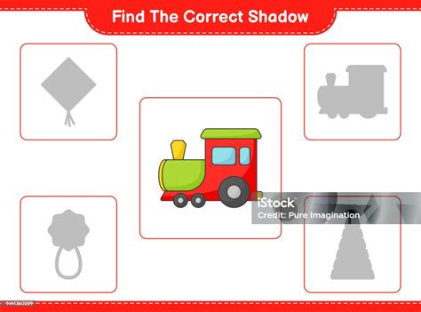 Find The Correct Shadow Find And Match The Correct Shadow Of Train