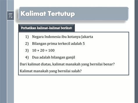 Persamaan Linear Satu Variabel Pptx