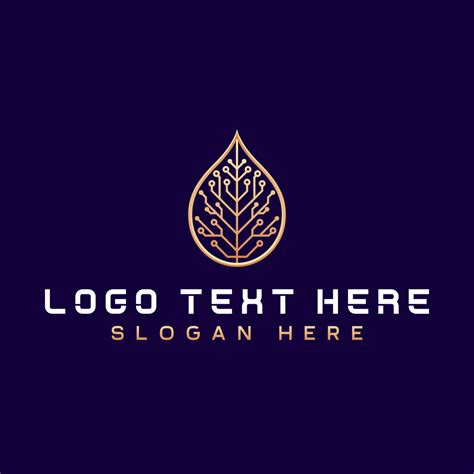 Leaf Circuit Technology Logo Brandcrowd Logo Maker
