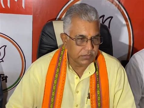 Bjps Dilip Ghosh Slams Tmc After Suspension Of 2 Student Leaders