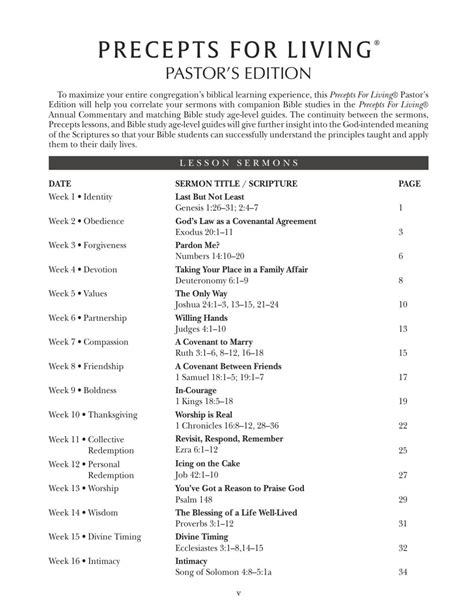Precepts For Living® Principles For Living In An Unhinged World Pasto