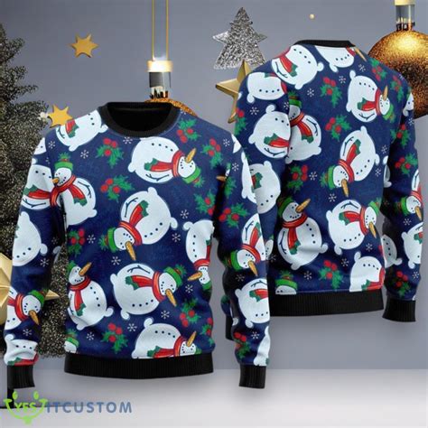 Snowman Funny Ugly Christmas Sweater Yesitcustom