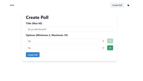 create a poll app using nextjs