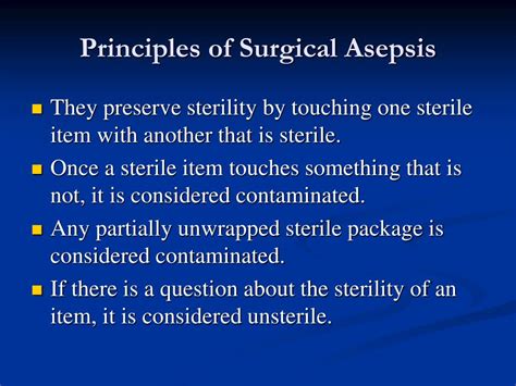 Examples Of Surgical Asepsis At Elijah Byrnes Blog