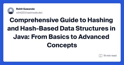 rohit singh on linkedin comprehensive guide to hashing and hash based