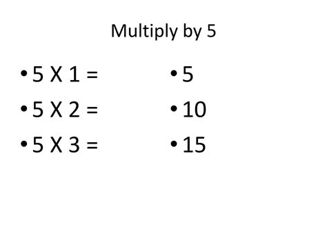Multiplication Facts Pptx