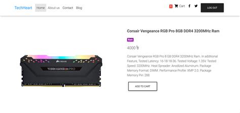 Github Tonmoy Ahsantechheart Techheart Is An Electronic Marketing Website Project Based