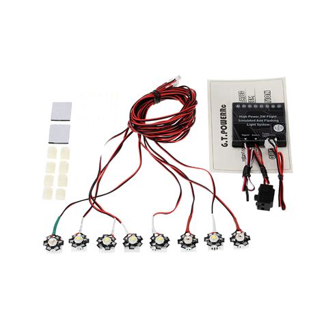 RC Airplane High Power W Flight Simulated And Flashing Light System Nova Hobby Inc