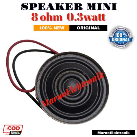 Jual Speaker Mini 8 Ohm 0 3 Watt Mini Speker 8ohm 0 3w Original