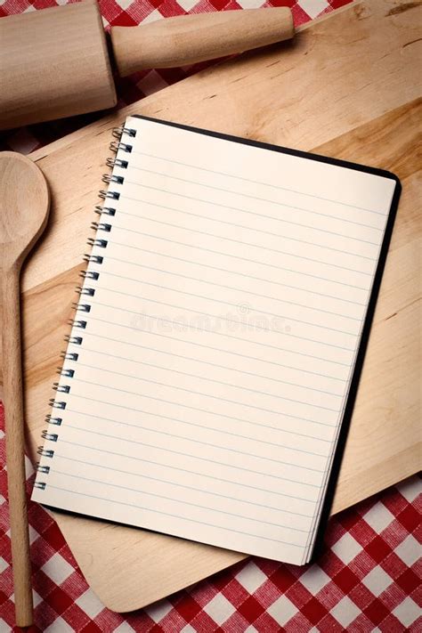 Livro Em Branco Da Receita Foto De Stock Imagem De Cozinha 25460304