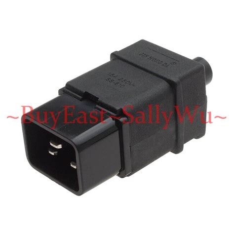 2 Pcs Iec320 Standard C20 Male Rewireable Plug 100 Vicedeal