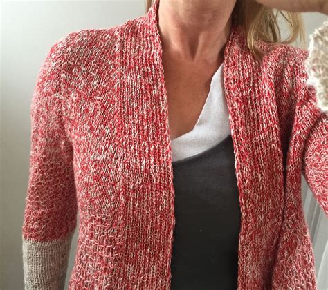 I Love This Beautiful Cardigan Its Knitted In One Piece From The Top