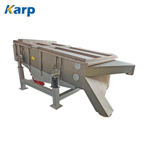 Macadamia Nut Classification Rectangle Vibrating Screen Linear Screening Machine Linear