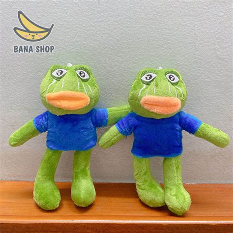 Gấu Bông ếch Xanh Pepe Sad Frog Mini Khóc Nhè Dành Cho Vozer Lazadavn