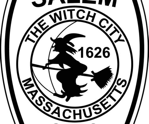 Artstation Salem The Witch City Massachusetts Police Patch Badge Svg