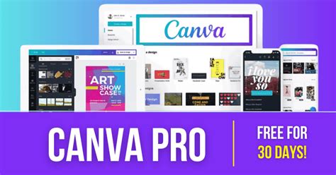 Canva Pro Free Trial For 30 Days Unlock Premium Features Now