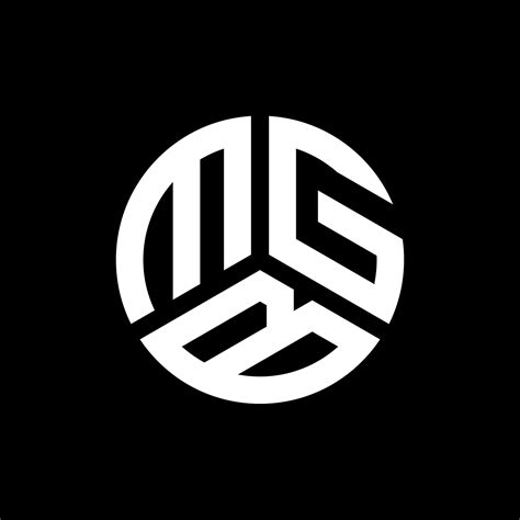 Mgb Letter Logo Design On Black Background Mgb Creative Initials
