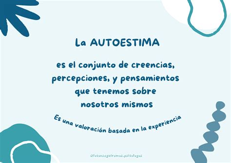 La Autoestima ¿cuál Es Tu Nivel Lo Conseguiremos Bienestar